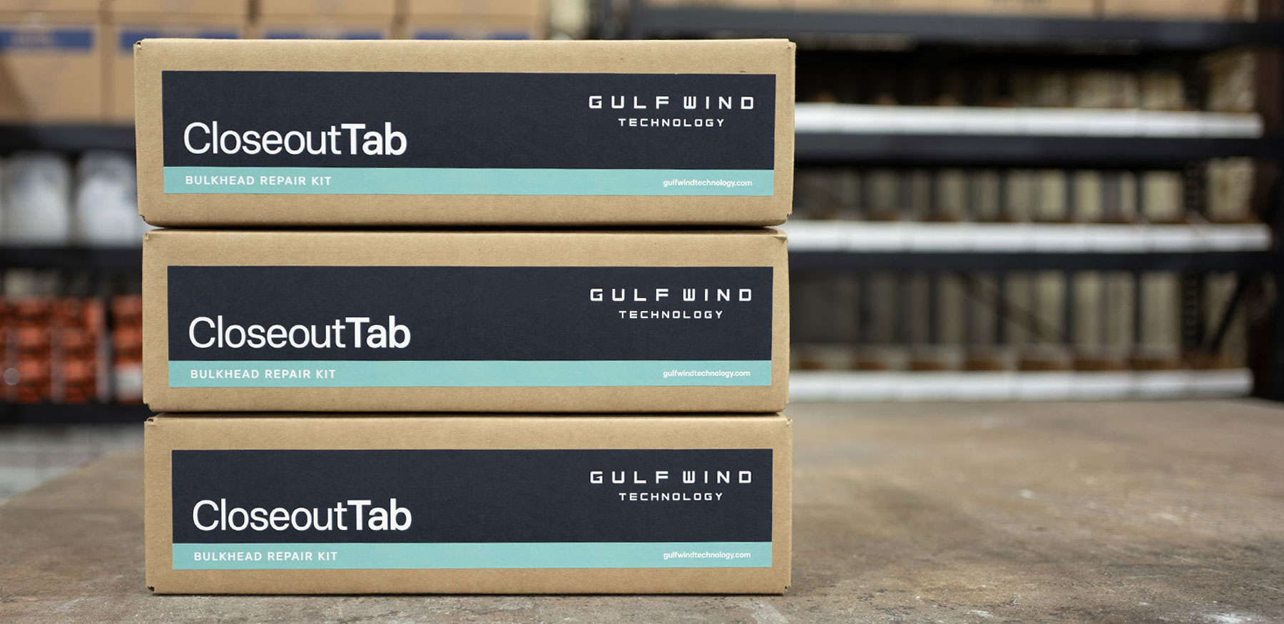 CloseoutTab Bulkhead Repair Kit - Gulf Wind Technology